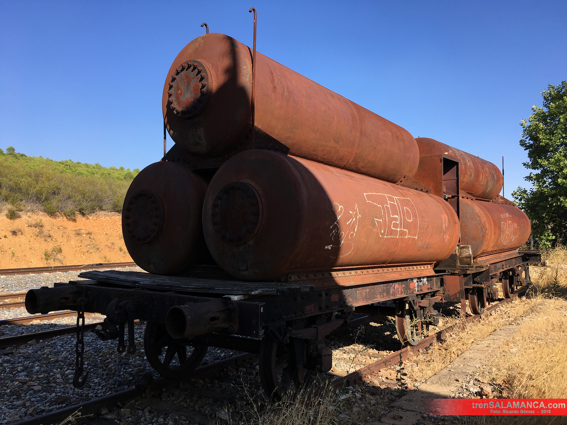 Vagones cisterna para Transporte de Gas – trenSalamanca